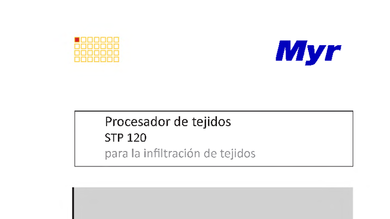Procesador de Tejidos STP 120: Innovaciones y Funcionalidades - Studocu