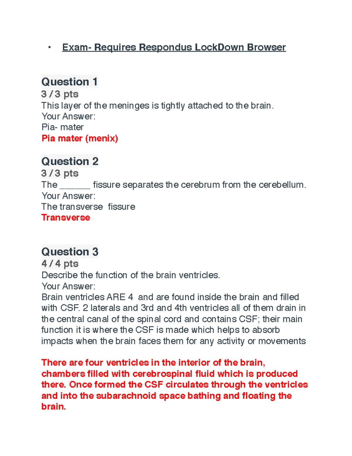 A P II Final Exam Module 2 Review Questions and Answers - Studocu