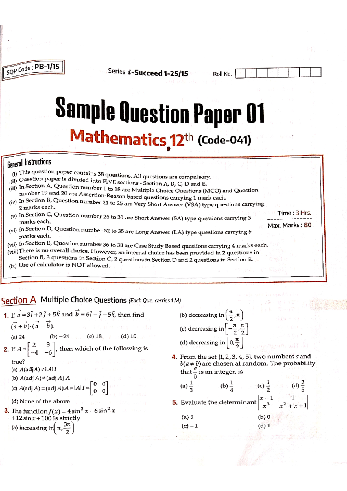 Doc Scanner Nov 12, 2024 4-25 PM - Code SQP Series Roll No. Sample ...