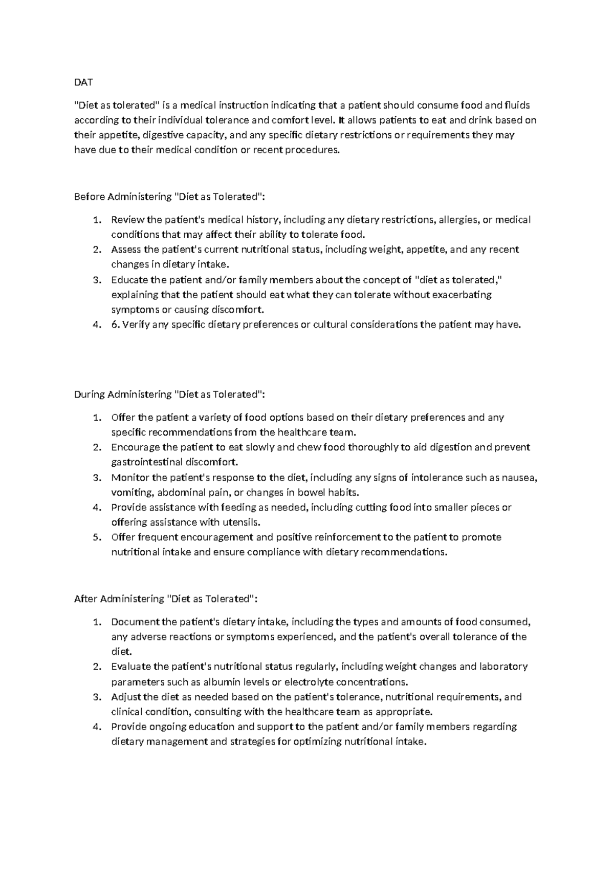 Diet as Tolerated & Low Salt-Low Fat Diet Guidelines (HLT 101) - Studocu