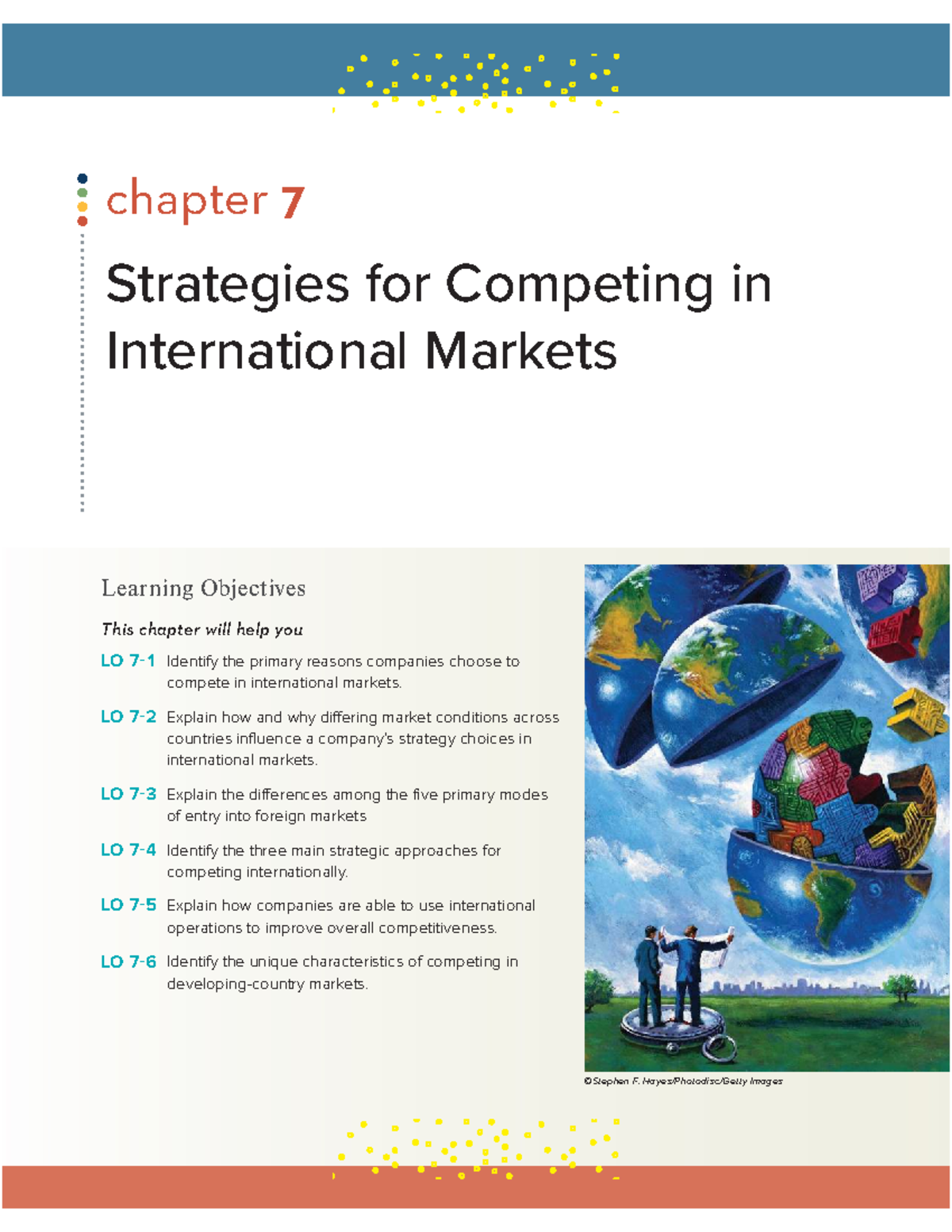 SFI B C7 - Strategies for Competing in International Markets - Studocu