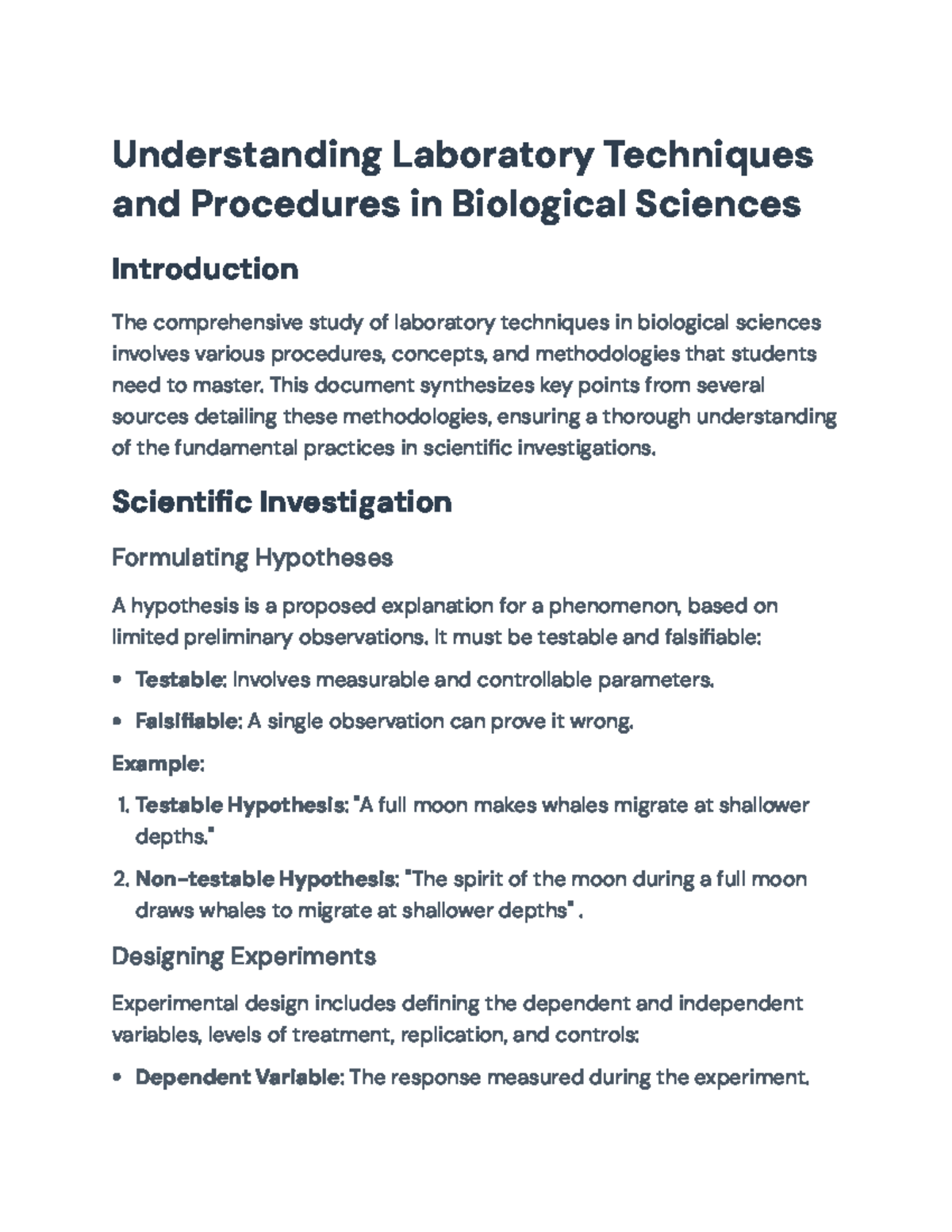 Laboratory Techniques and Procedures in Biological Sciences: A Guide ...