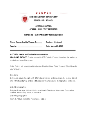 Application form SEAP updated 4 - For AY 2022- 2023 Social Action ...