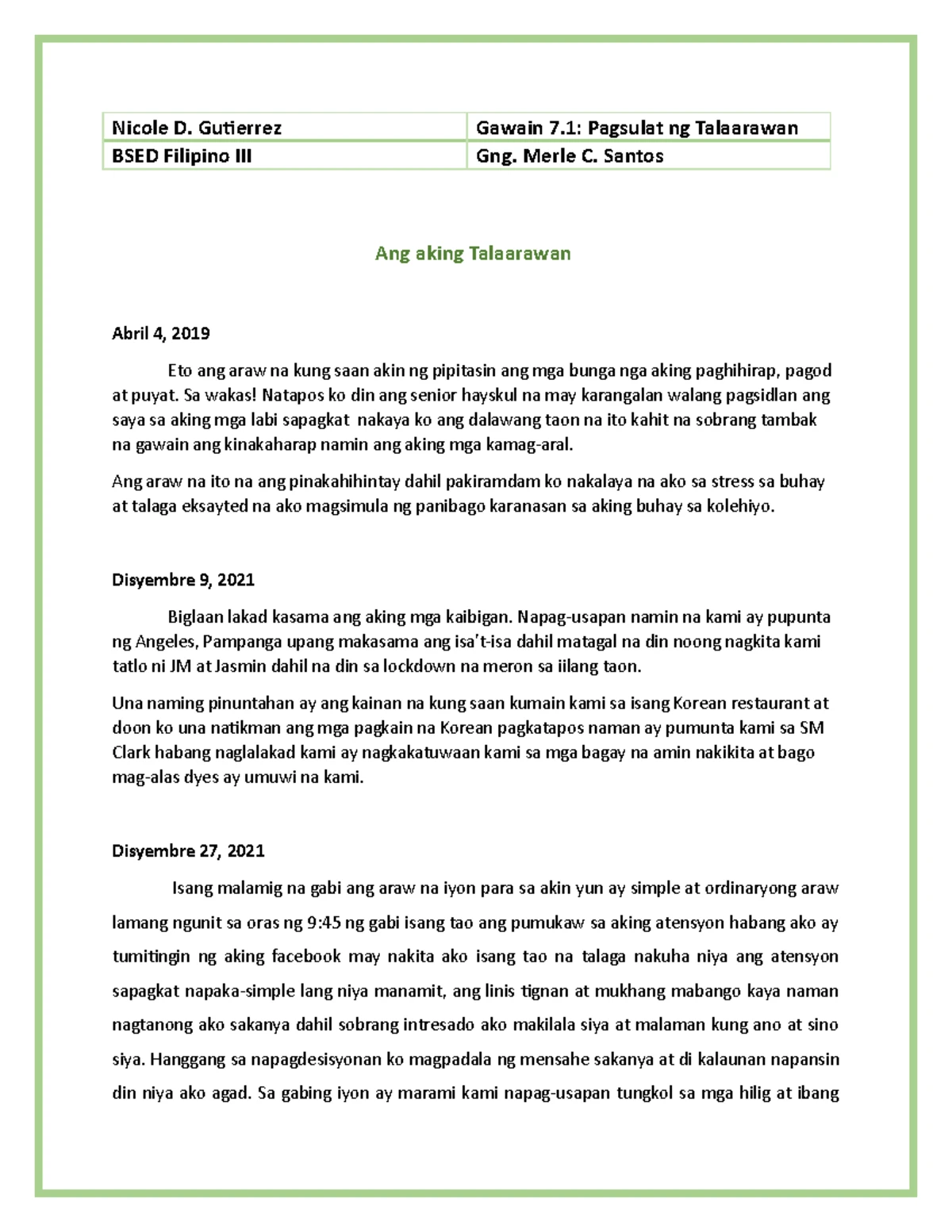 Culminating-Activity - K to 12 BASIC EDUCATION CURRICULUM SENIOR HIGH ...