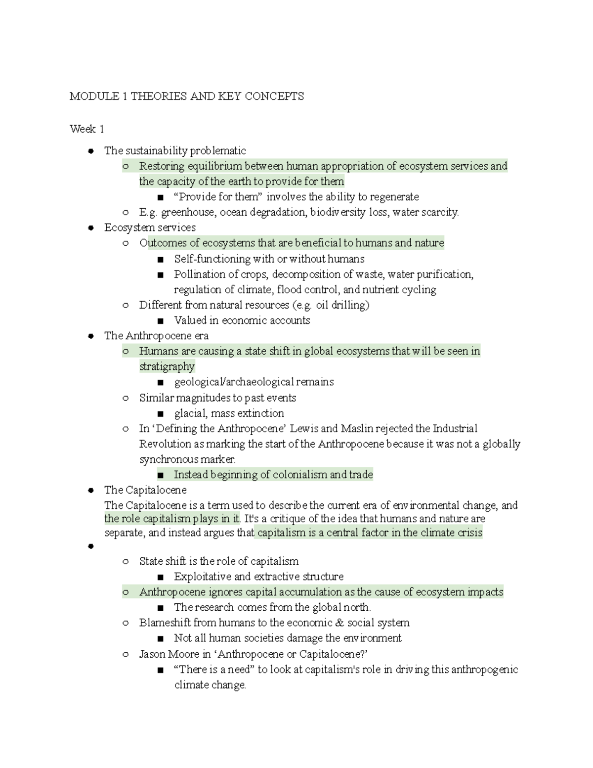 Urban Sustainability: Concepts, Challenges, and Strategies - MODULE 1 ...