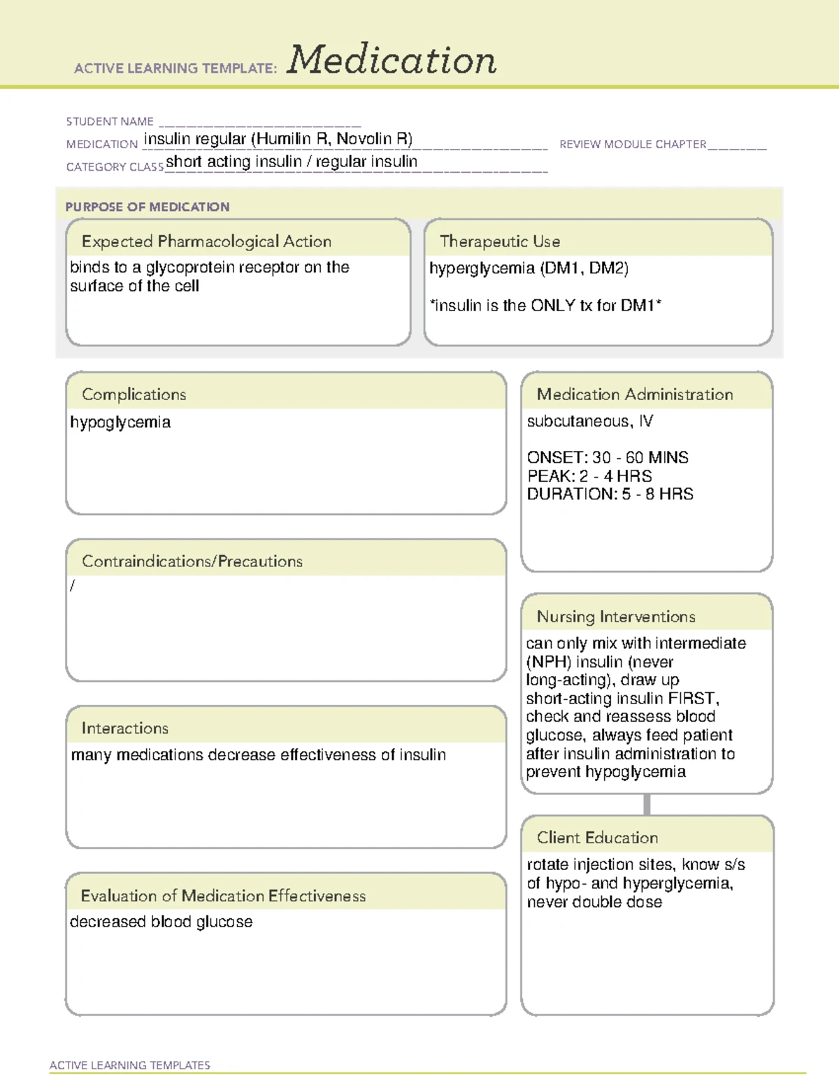 Medication Template nifedipine - ACTIVE LEARNING TEMPLATES Medication ...