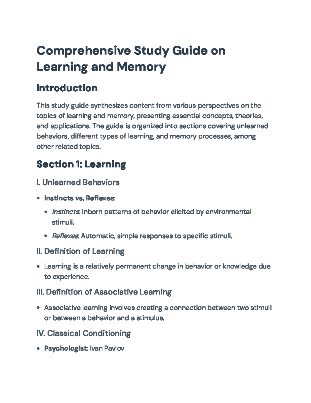 Final Exam Study Notes for Course CODE 101: Key Concepts & Strategies ...