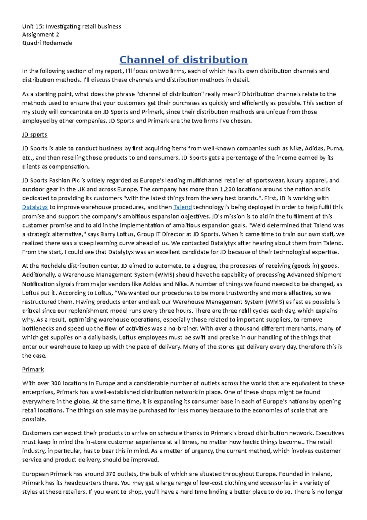 BTEC Level 3 Business Unit 2 Exam Prep: Marketing Campaign 2025 - Studocu