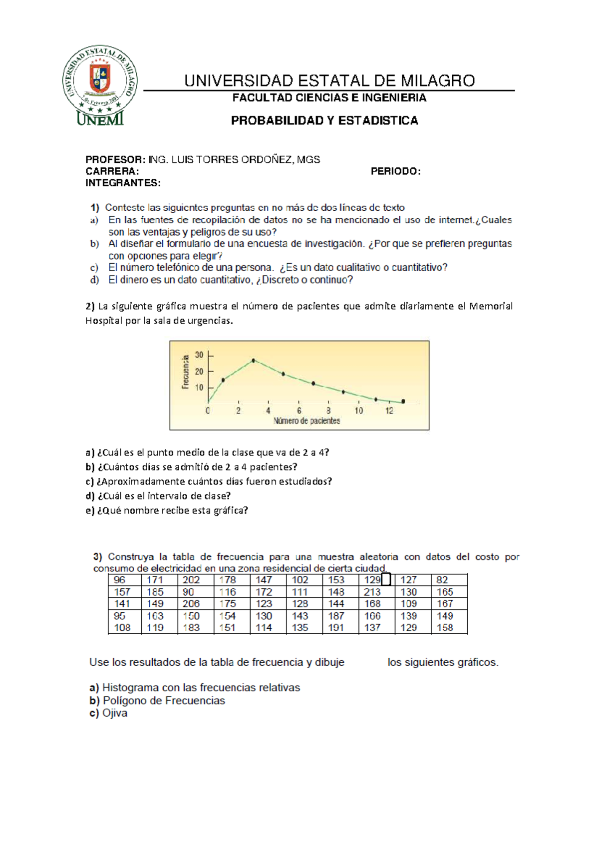 Deber Tablas de Frecuencias MTC MD 2 - Práctica - Studocu