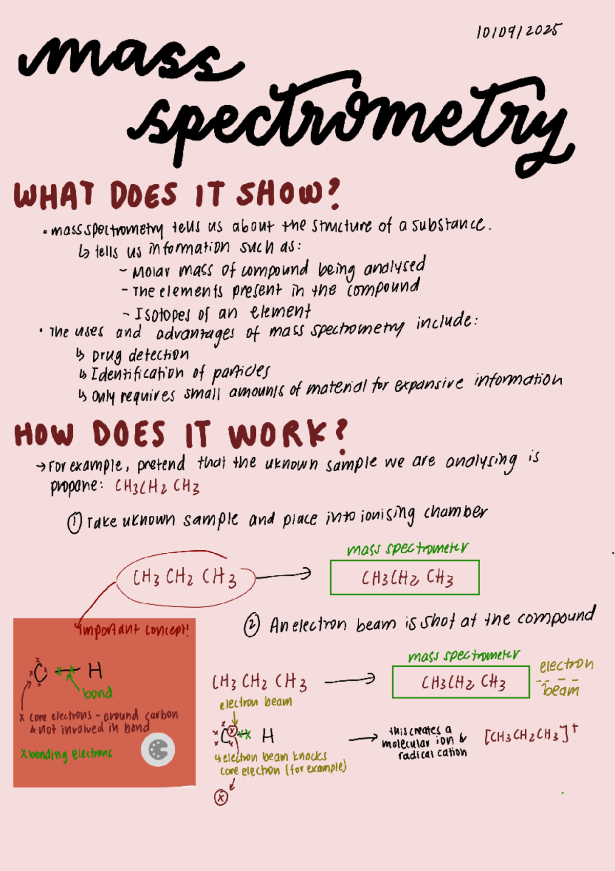 Mass Spectrometry Overview - Chem Mod 8 Summary - Studocu