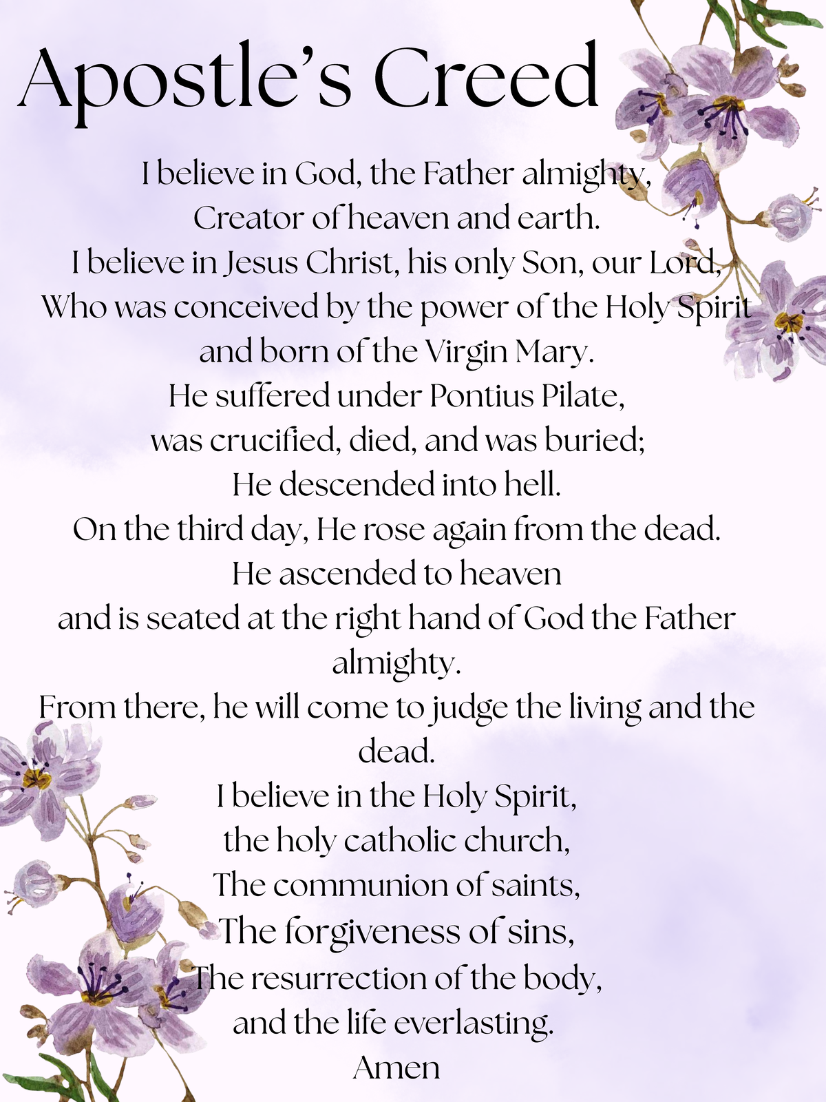 Apostle's Creed: Keeping God First in Faith and Belief - Studocu