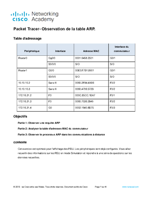 13.2.6 Packet Tracer - Verify IPv4 and IPv6 Addressing Completed CSCO290 - Addressing Table ...