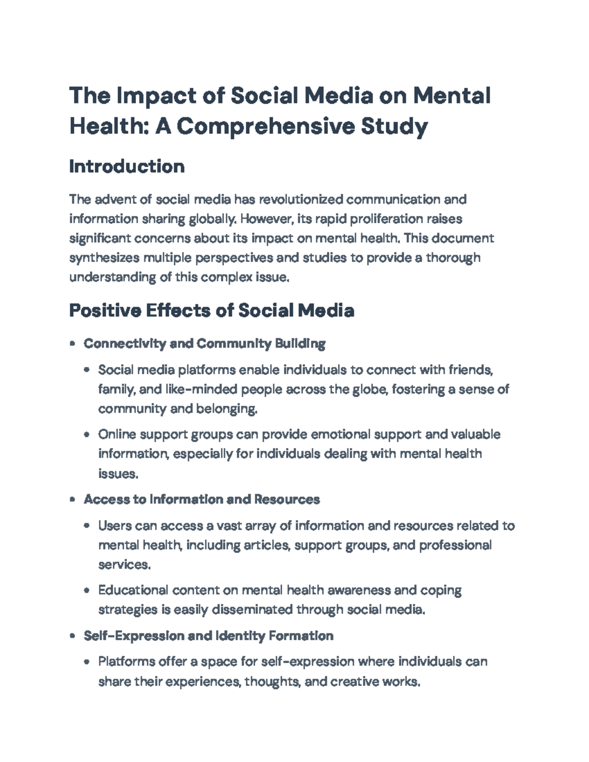 The Impact of Social Media on Mental Health: A Comprehensive Guide ...