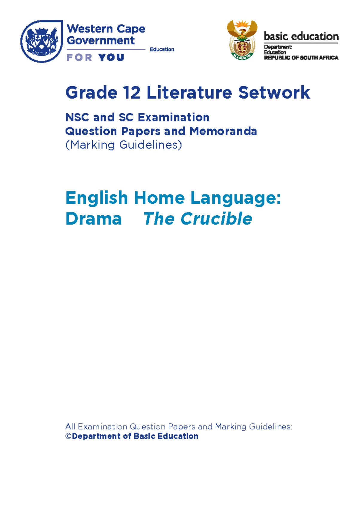 EHL- Grade-12-P-1-JIT- Booklet - ENGLISH HOME LANGUAGE PAPER 1 ...