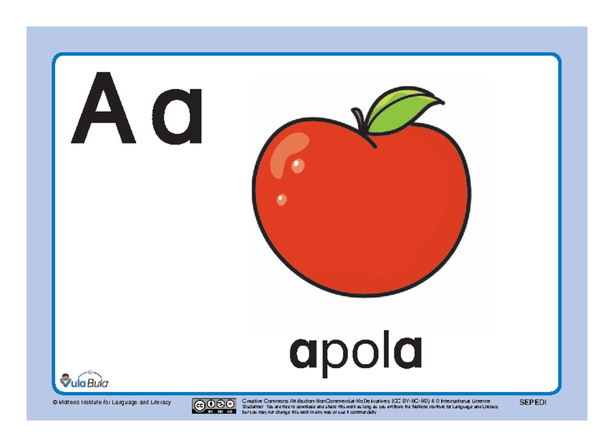 Sepedi Alphabet Frieze Study Guide: Letters A to U - Studocu