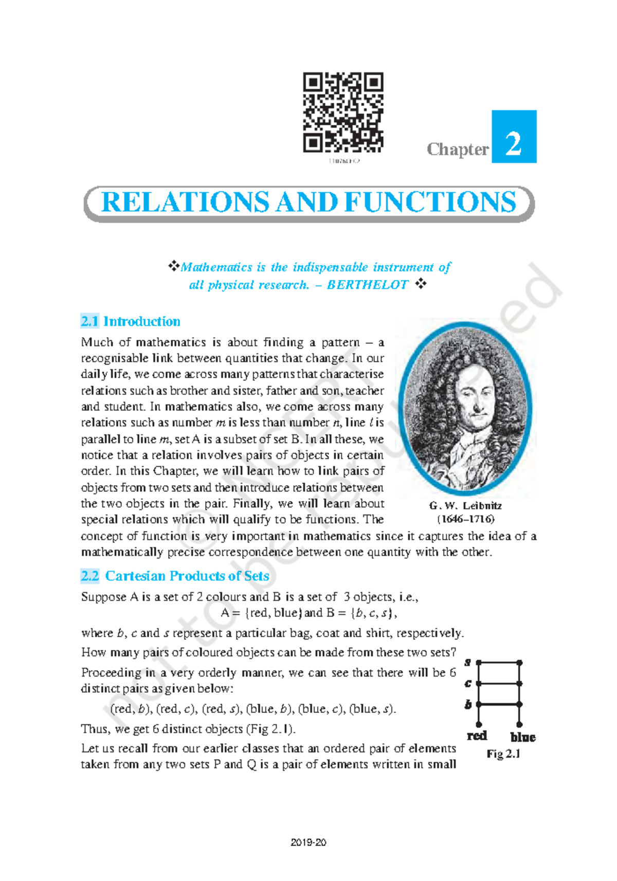 Ch 2 RELATIONS AND FUNCTIONS: Understanding Patterns in Mathematics ...