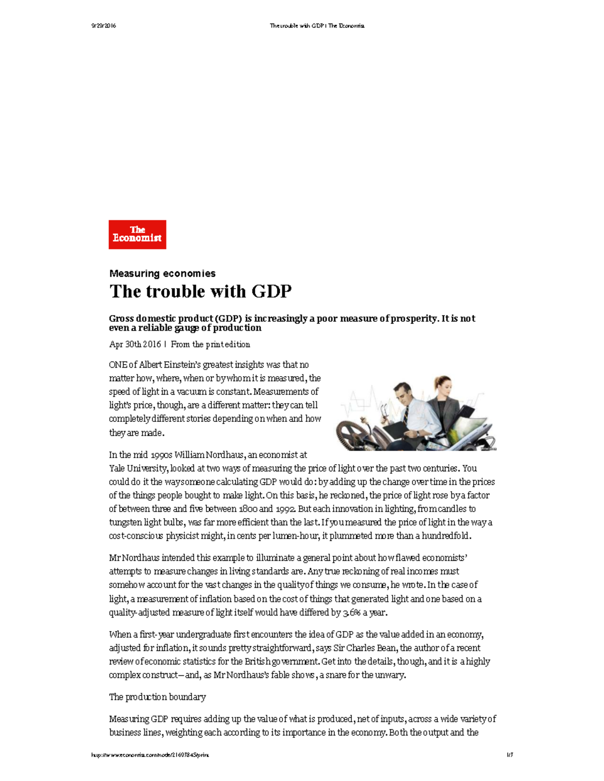 Analyzing GDP: Quantitative Aspects & Economic Implications - Studocu