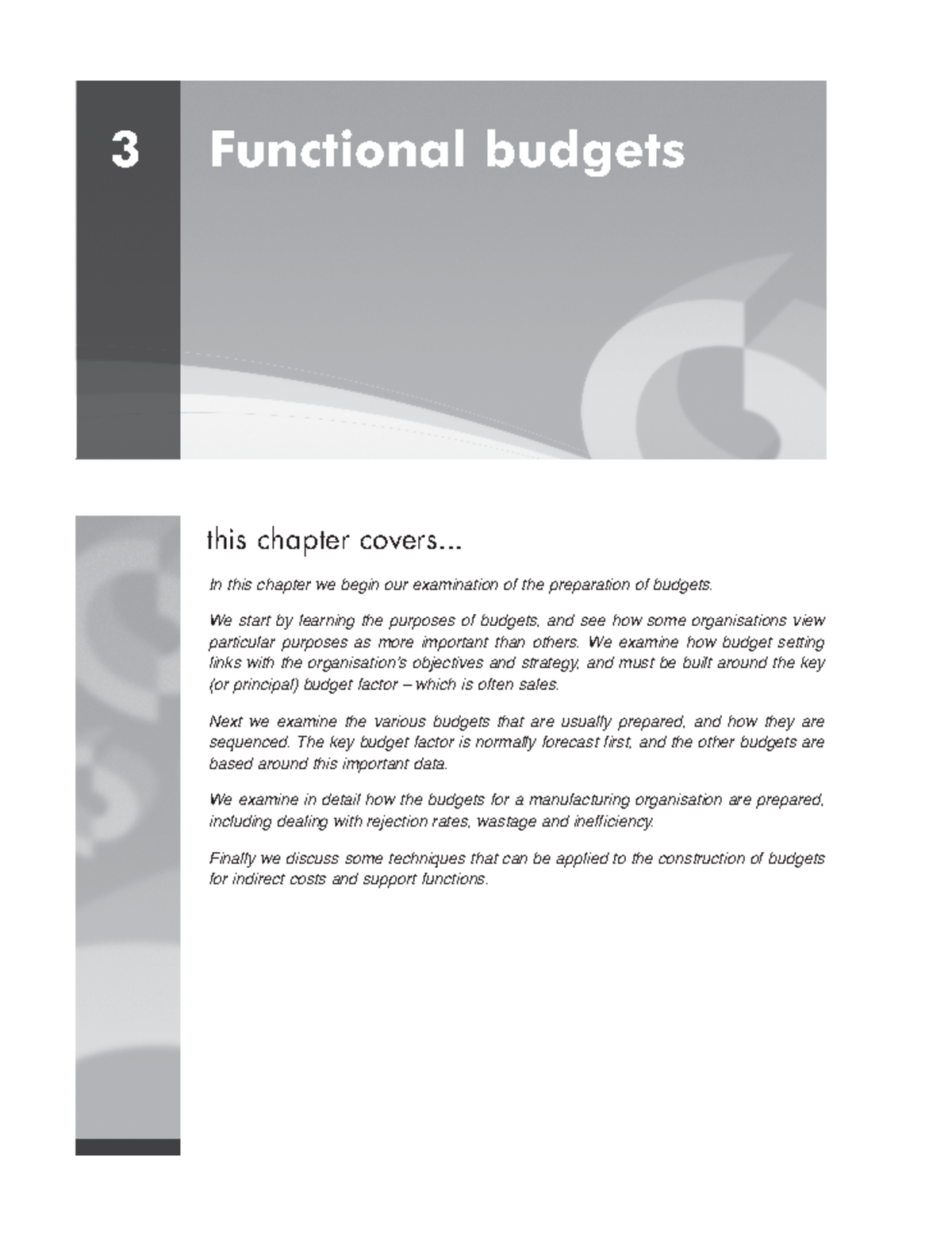 Functional Budget Preparation Notes: Key Considerations & Techniques ...