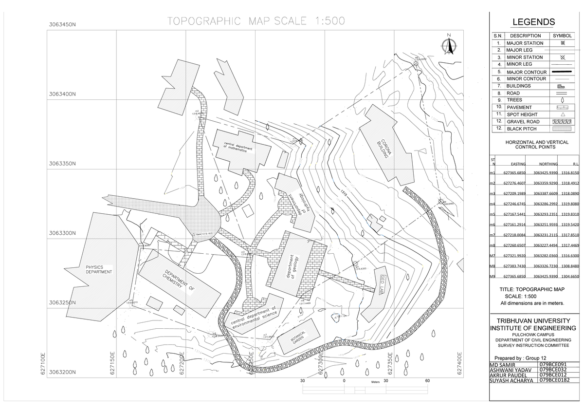 Topographic Map Analysis - CE 101 Surveying Techniques - Studocu