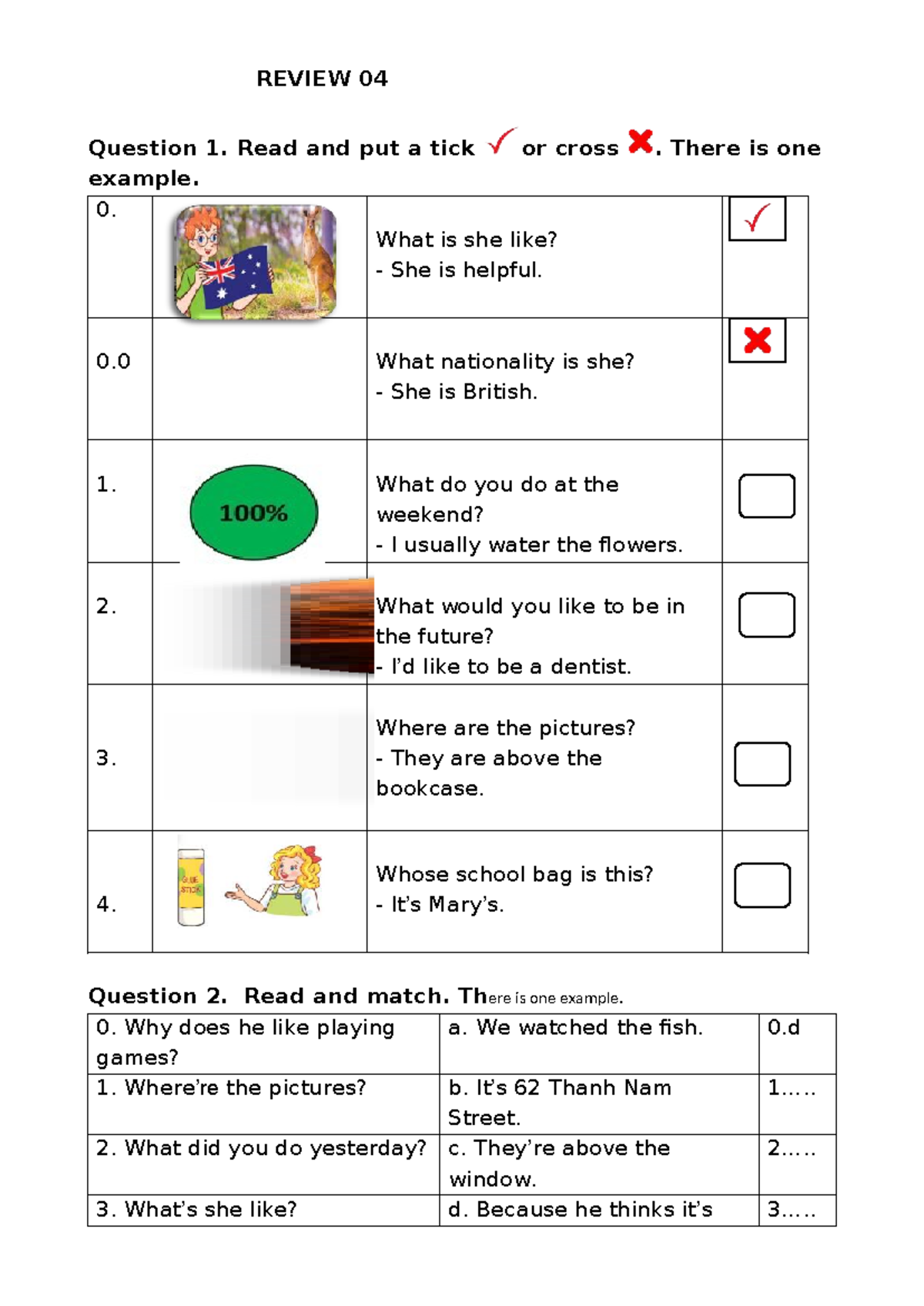 REVIEW 04: Reading Comprehension Practice Questions - Studocu