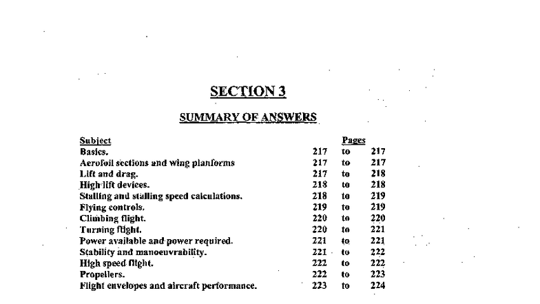 Principles of Flight (Aero 101) - 1000 Questions Answer Key - Studocu