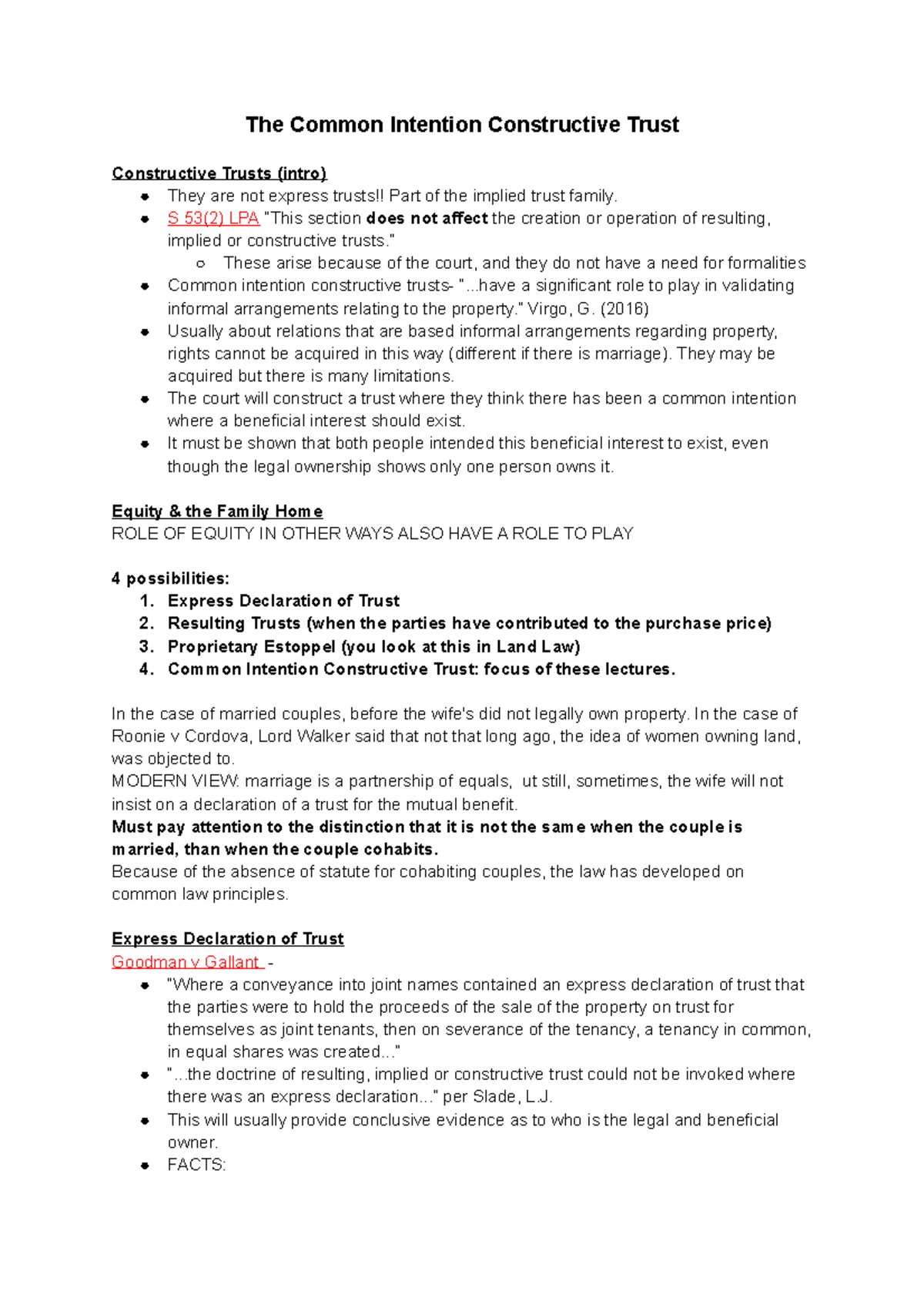 7. The Common Intention Constructive Trust - The Common Intention Constructive Trust ...