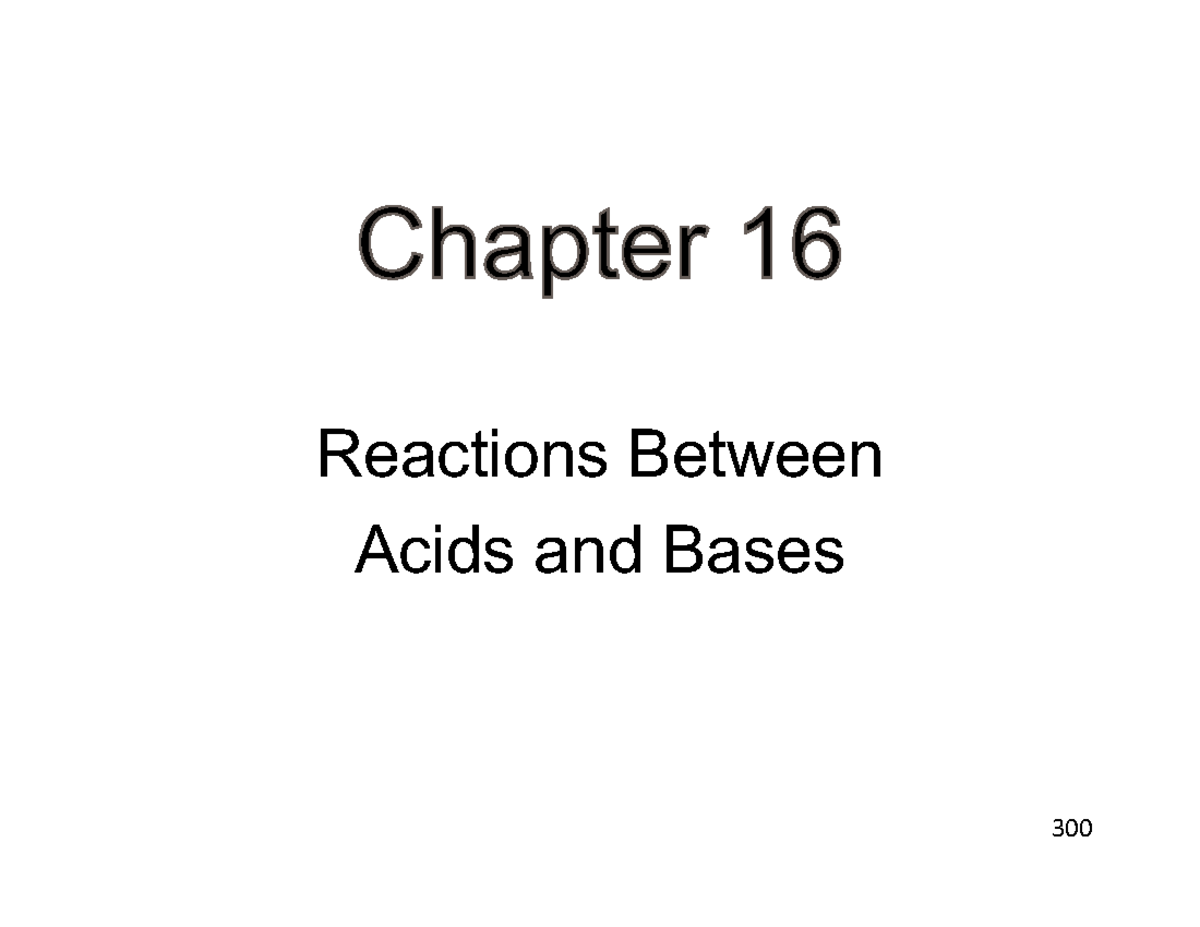 CHEM112 Chapter 16: Titration of Acids and Bases Explained - Studocu