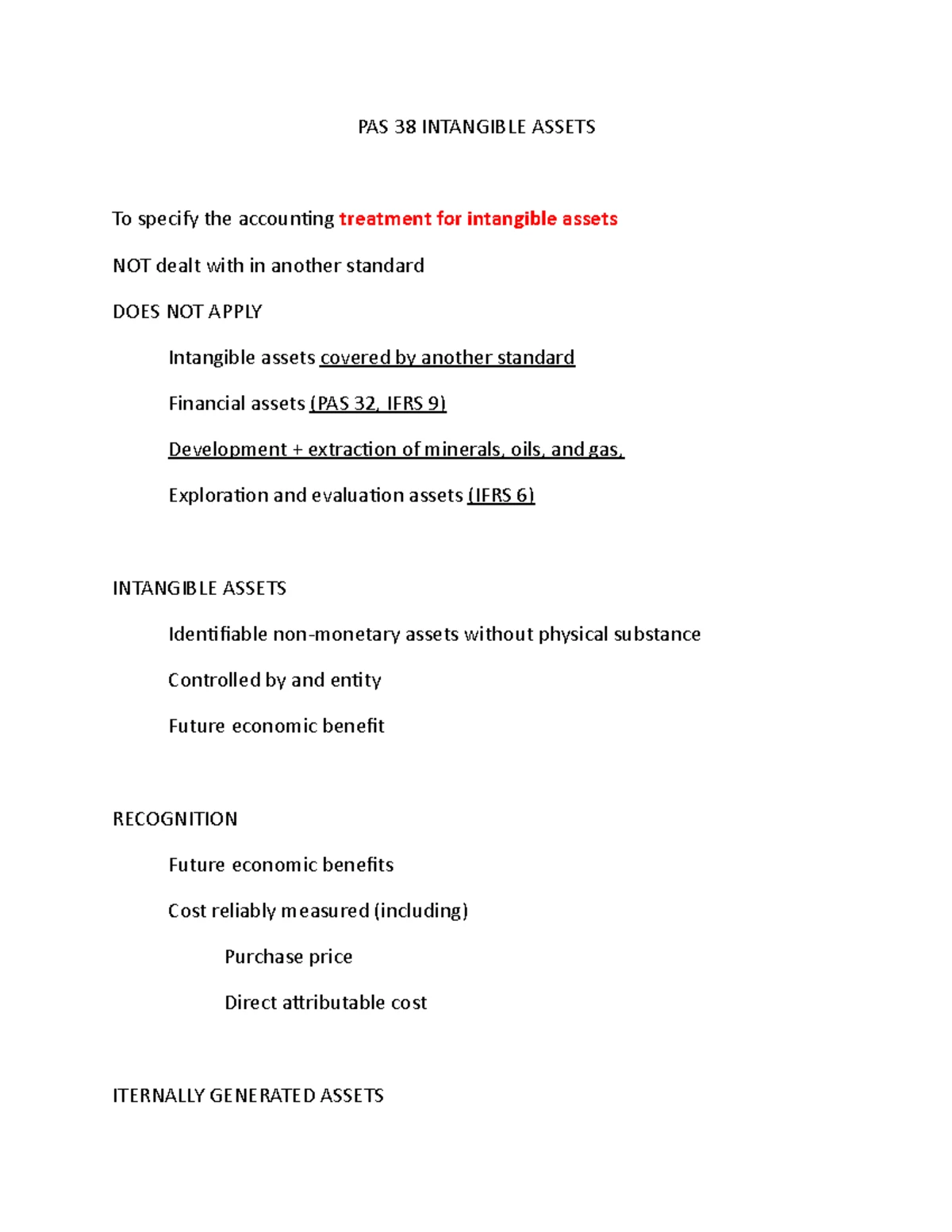 PFRS 9 ; PAS 32 ; PAS 39 ; PAS 28 (CFAS Notes) - FINANCIAL INSTRUMENTS ...