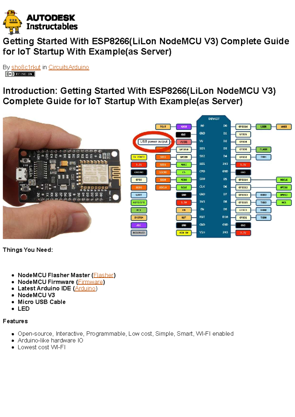 ESP8266 (LiLon NodeMCU V3) IoT Startup Guide: 3 Steps to Server Setup - Studocu