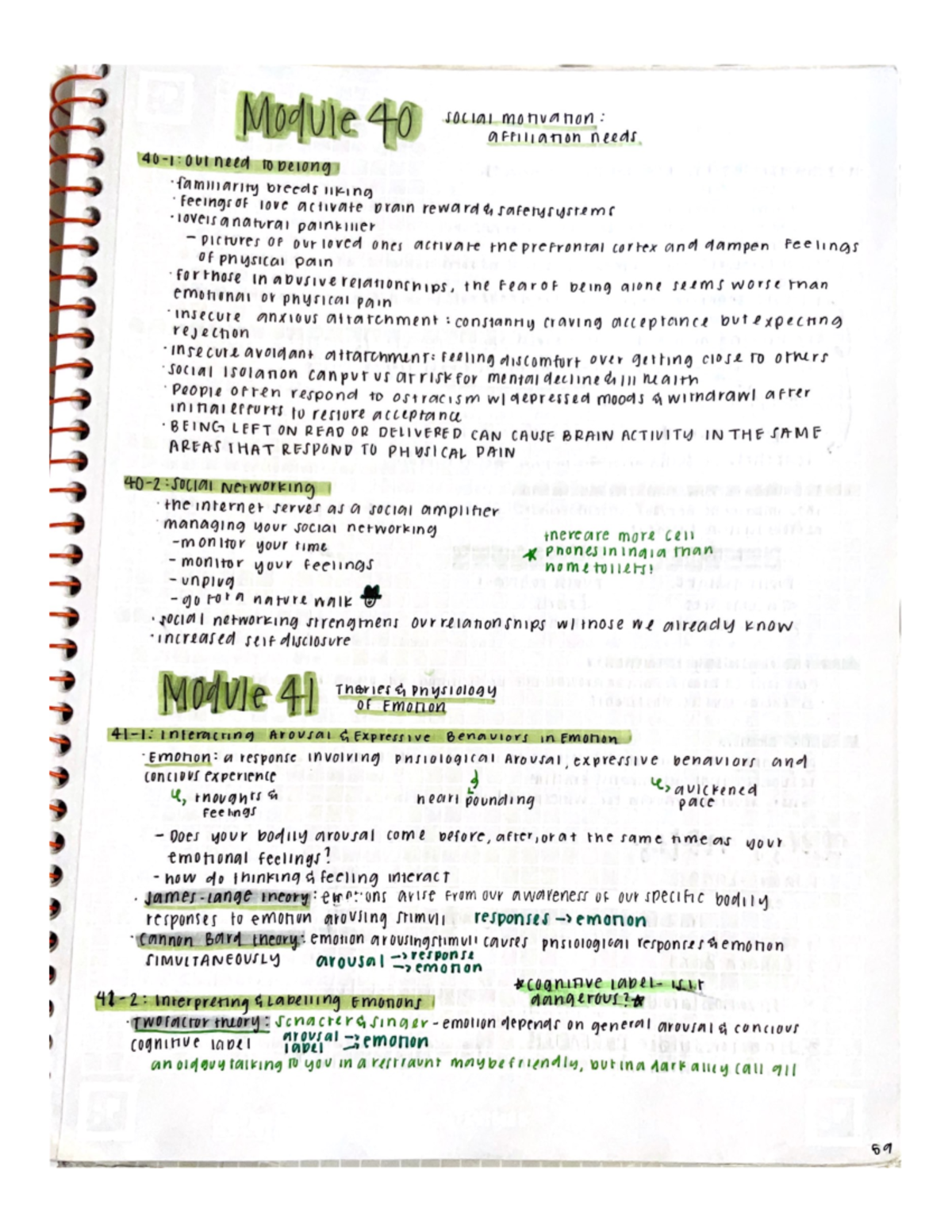 AP Psychology Module 40 - Social Motivation Affiliation Needs - Module ...