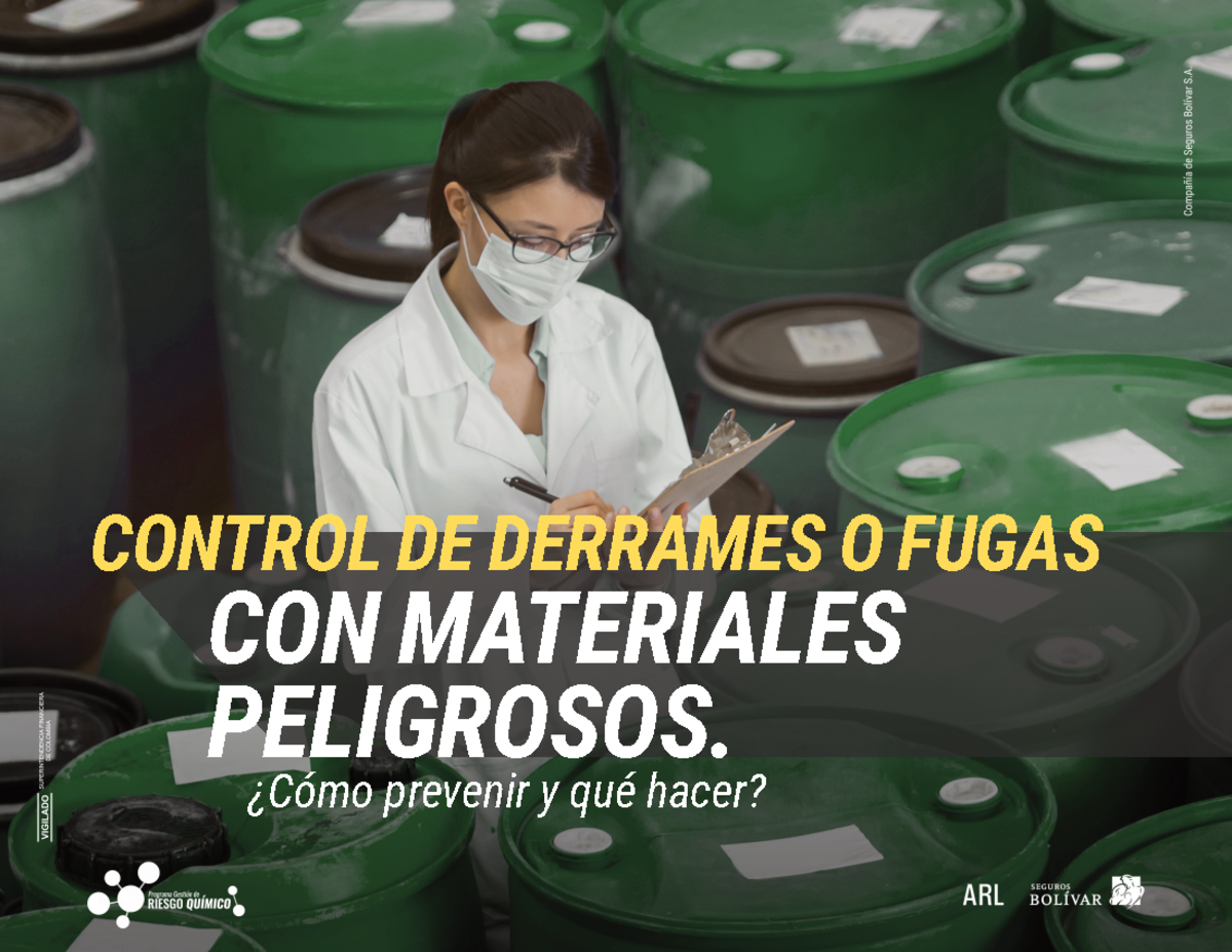 Control de Derrames Peligrosos: Protocolo de Prevención y Acción - Studocu