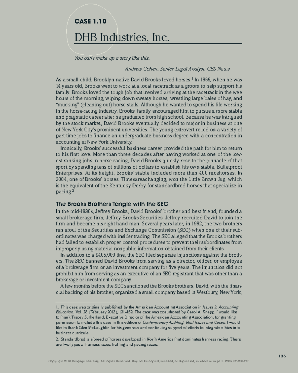 CASE-10 DHB-Industries-Inc - 135 CASE 1. DHB Industries, Inc. You can’t ...