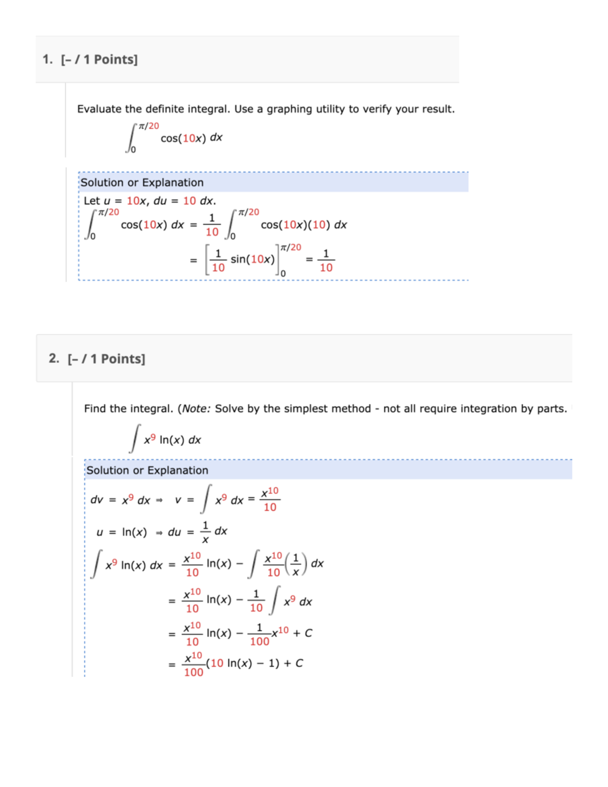 Calculus Integrals and Approximations Solutions - Studocu