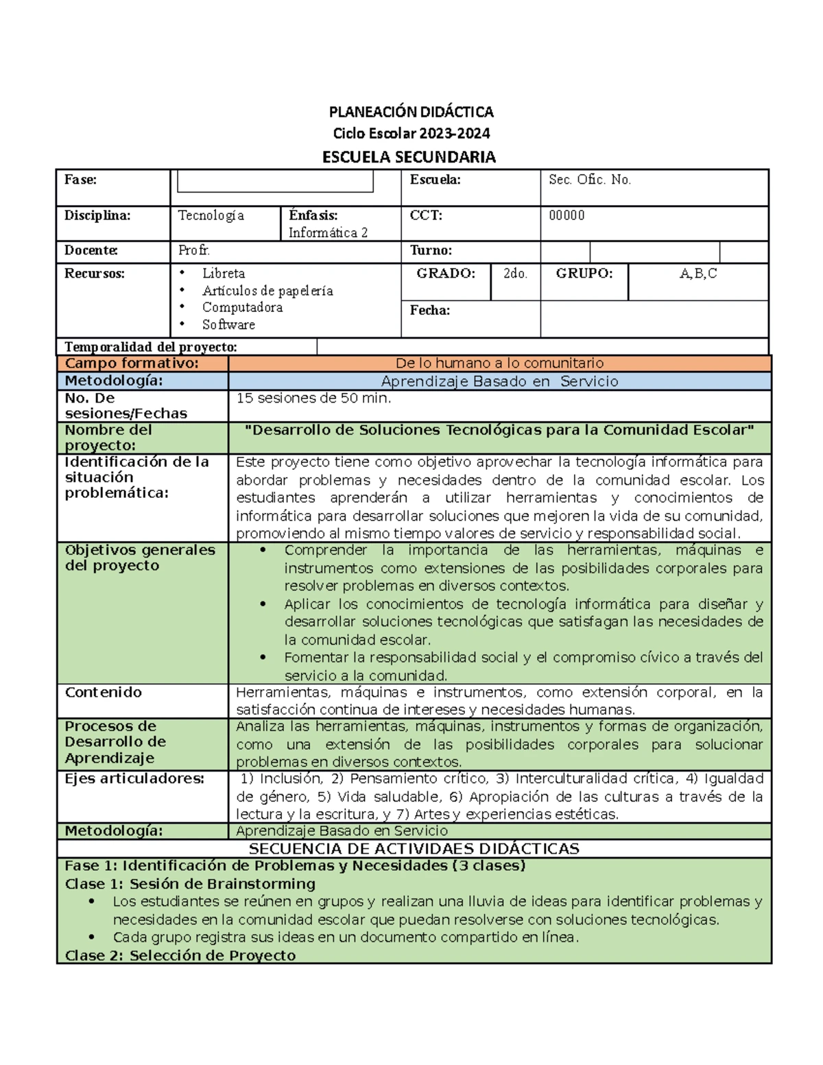 Estrategia Vida Saludable - Cédula de Captura 012434 - Studocu