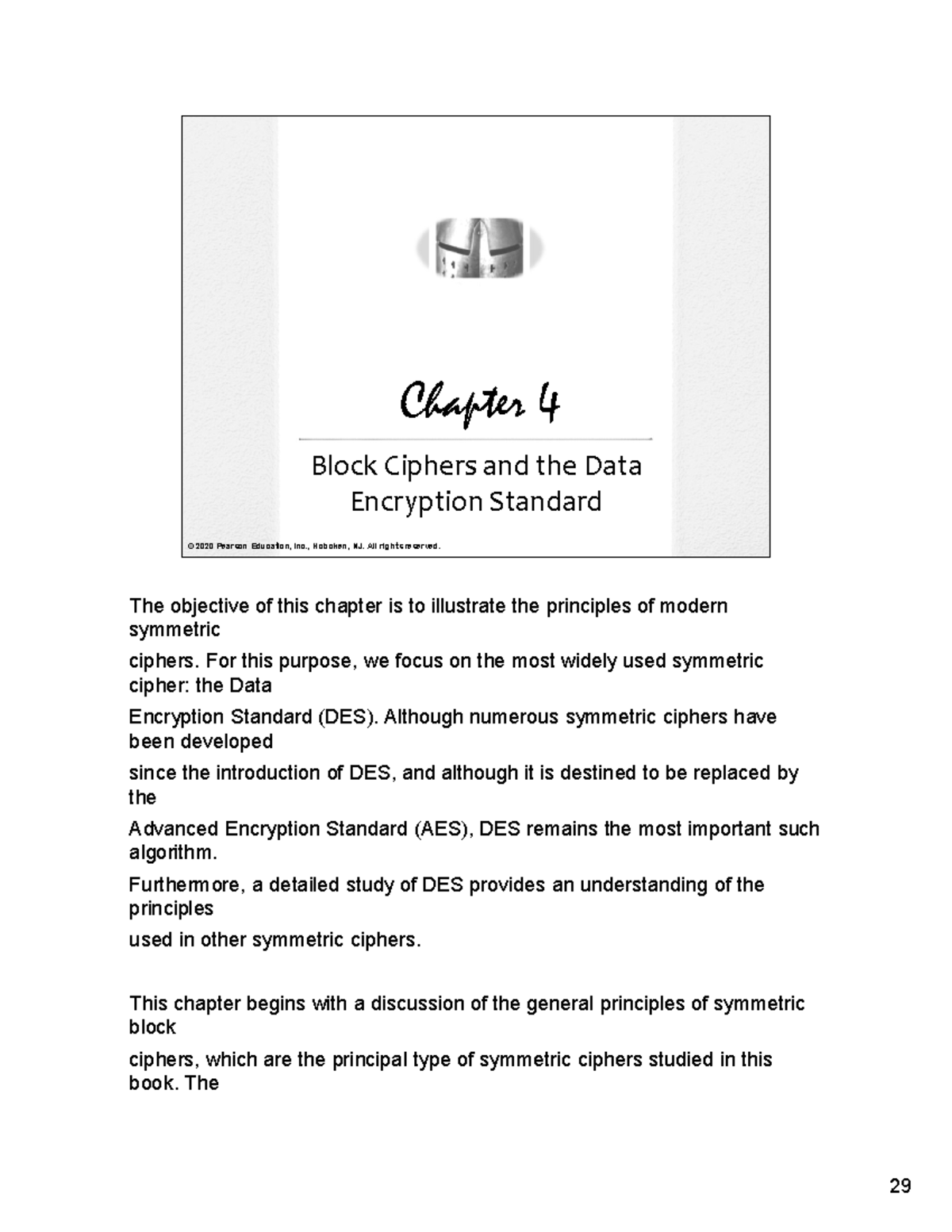 Lecture 3: Block Ciphers & Data Encryption Standard (DES) Overview ...