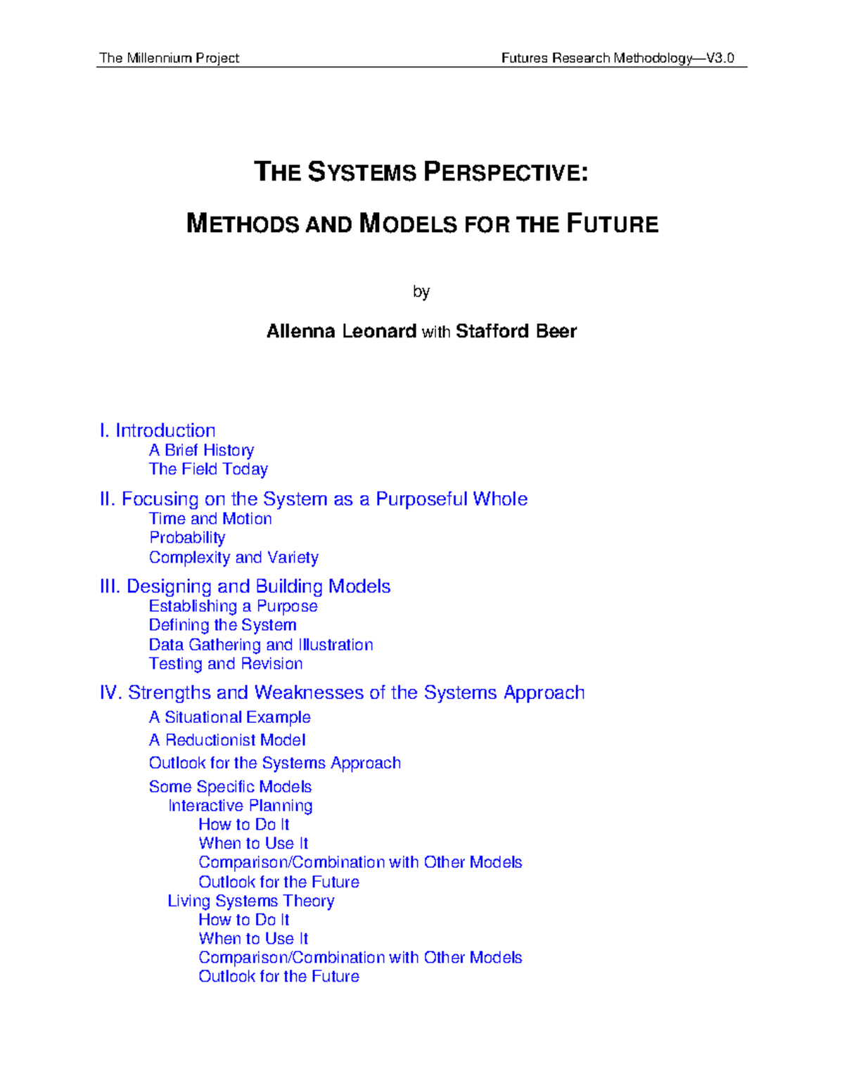 Systems Perspectives: Models, Methods, and Future Insights - Studocu