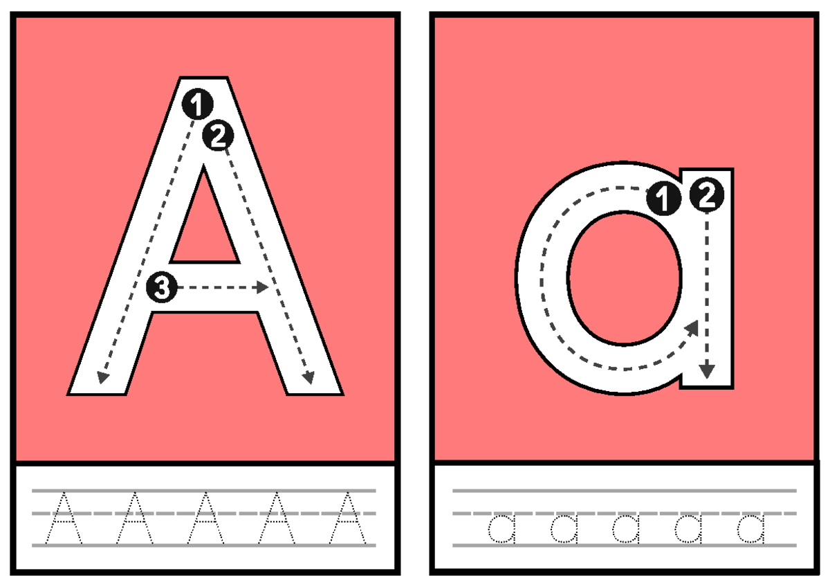 Colorful Dotted Style Alphabet Tracing Flashcards - Studocu