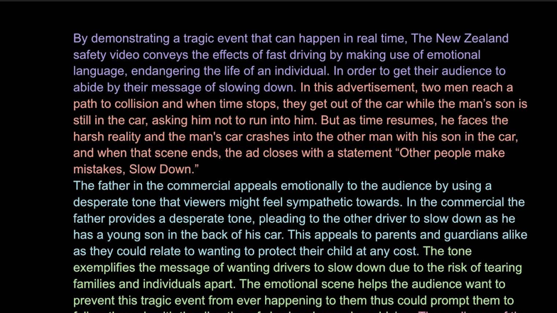 IMG 4016 - Rhetorical Analysis of NZ Car Safety Ad - Studocu
