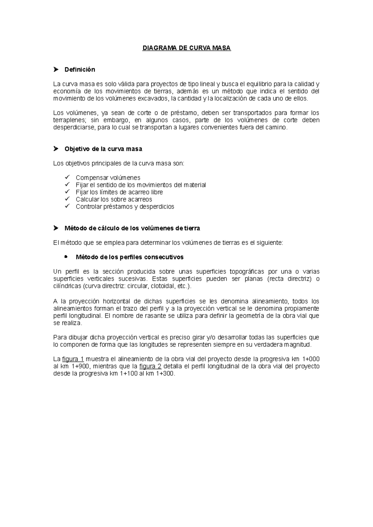 Diagrama de Curva Masa y Método de Cálculo de Volúmenes en Proyectos ...