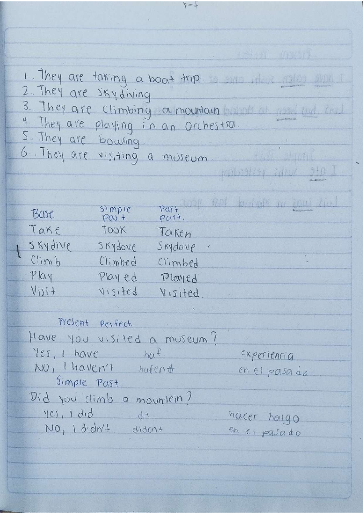 1000575895 - Present Perfect Tense Practice and Exercises - Studocu