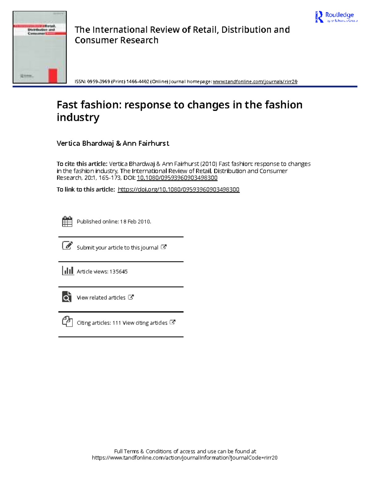 Fast Fashion: Adapting to Industry Changes in Retail and Consumer ...