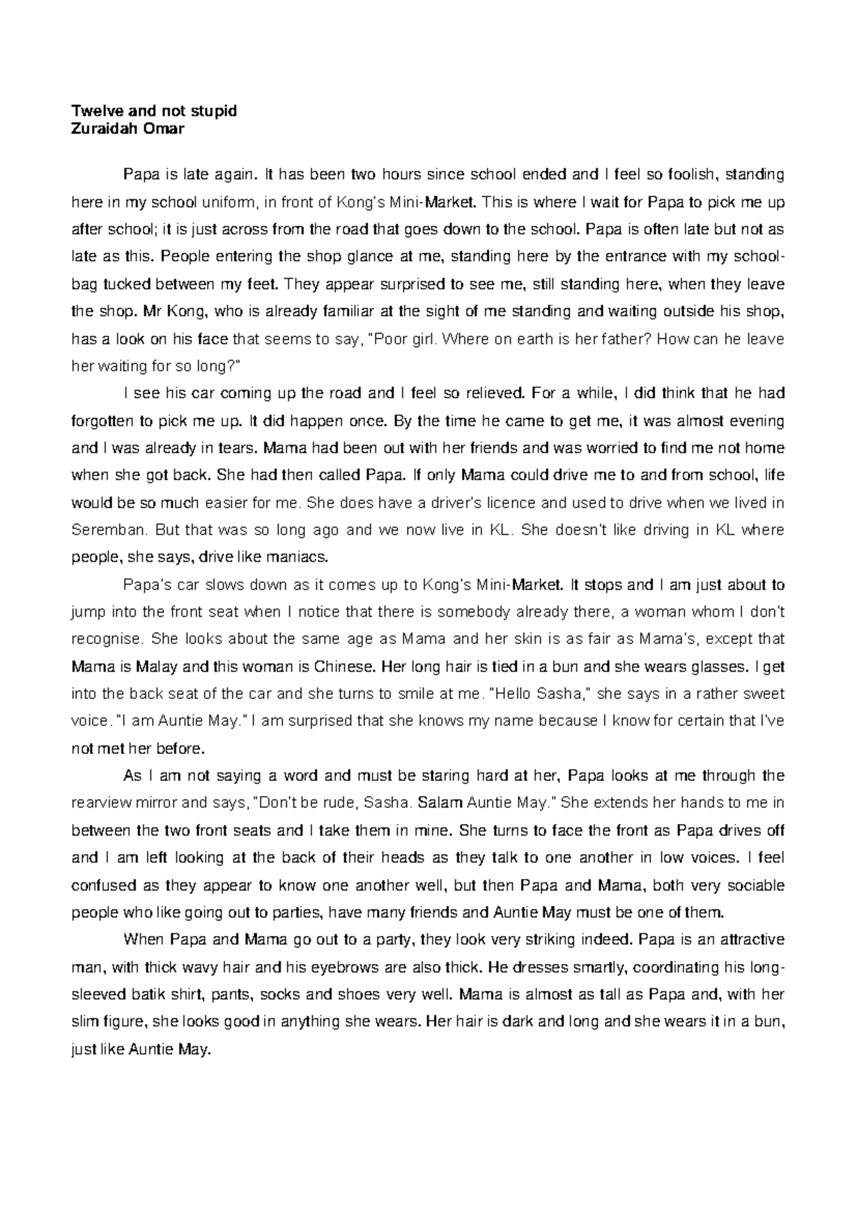 1 Twelve and Not Stupid - sir ahmad naim bin rosli - Twelve and not ...