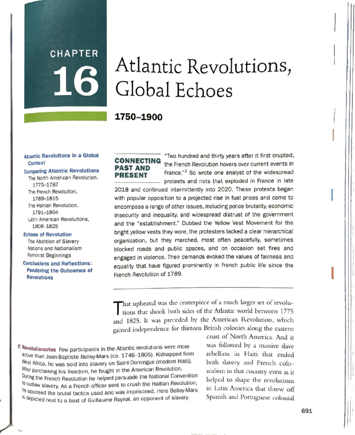 CHAPTER 16: Atlantic Revolutions and Their Global Echoes - Studocu