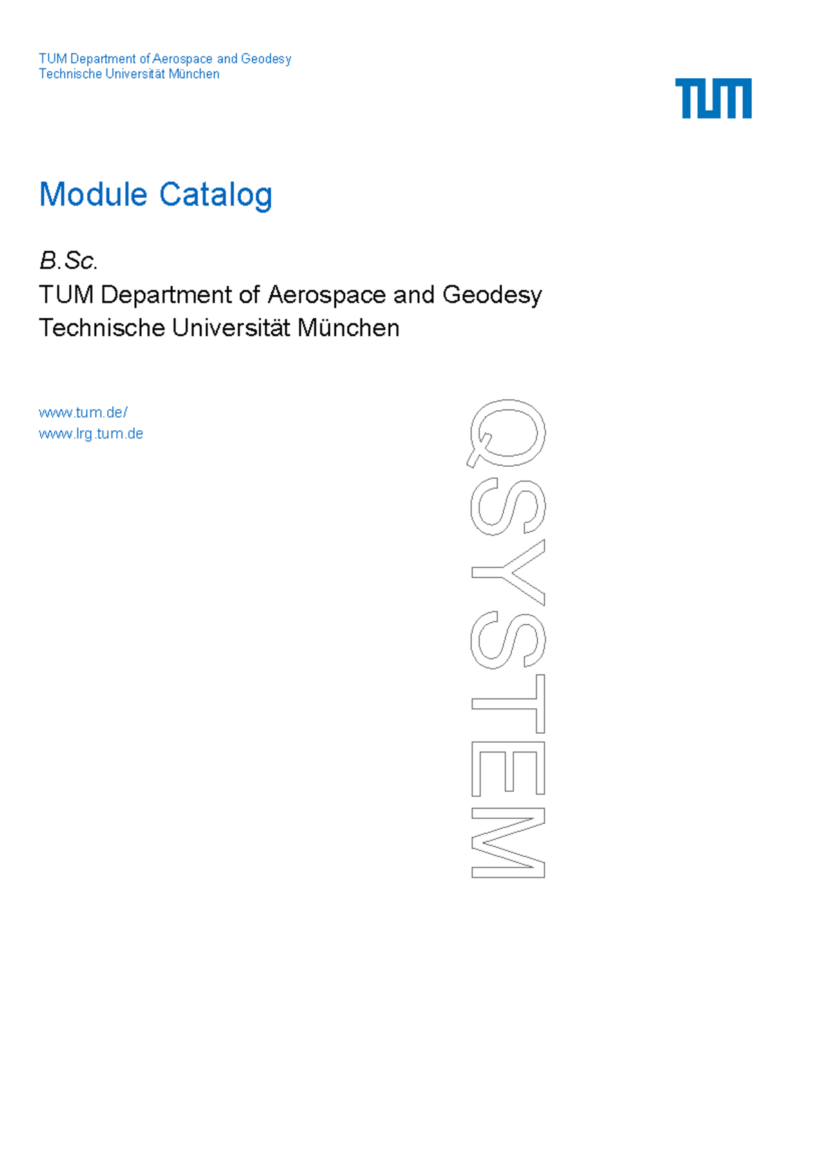 BSc Aerospace Module Catalog - Updated 2023/2024 Overview - Studocu
