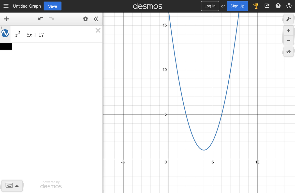Desmos Graphing Calculator - Untitled Graph Save Log In or Sign Up x 2 ...