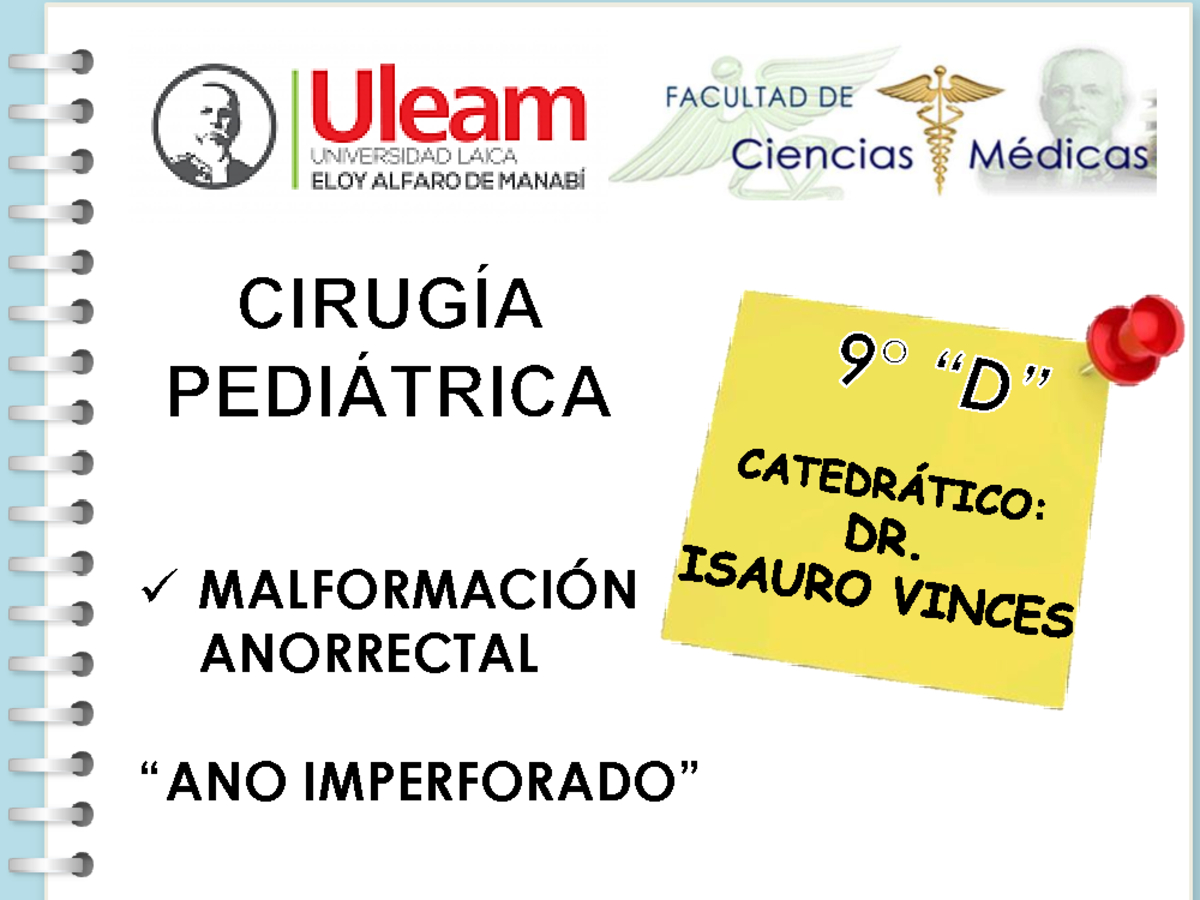 Malformaciones Anorectales - MALFORMACIÓN ANORRECTAL “ANO IMPERFORADO ...