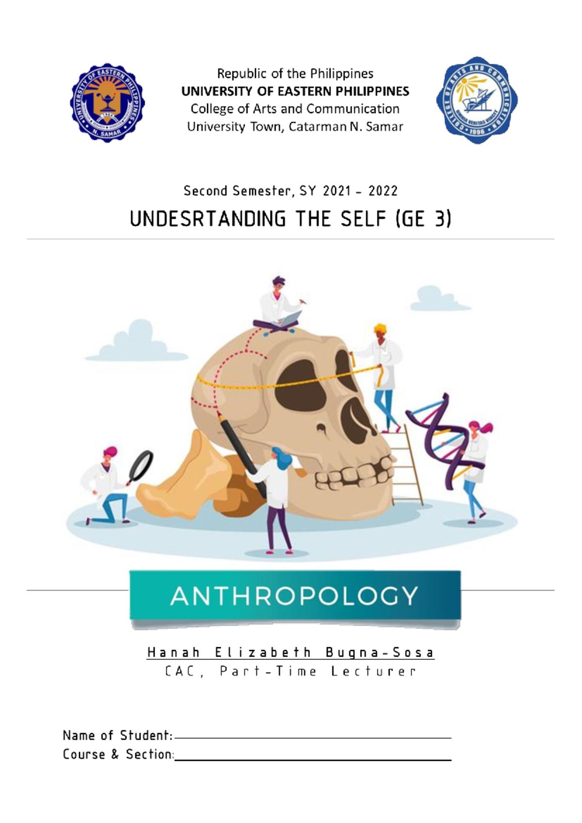 UTS Module 3 - Lecture Notes on Anthropological Perspectives of Self ...