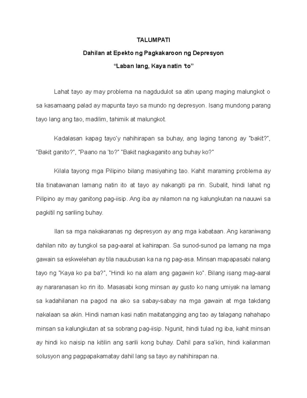 Memorandum - MEMORANDUM SAMAHANG MAY MALASAKIT SA KALIKASAN Barangay ...
