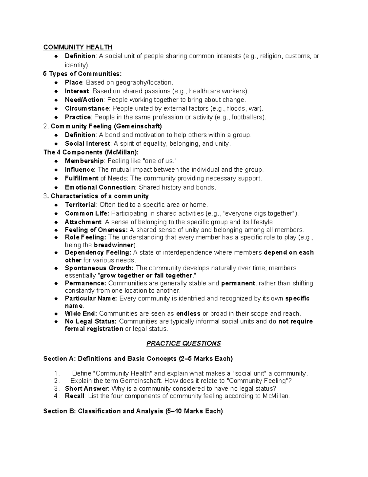 Community Health: Understanding Types, Characteristics, and Concepts ...