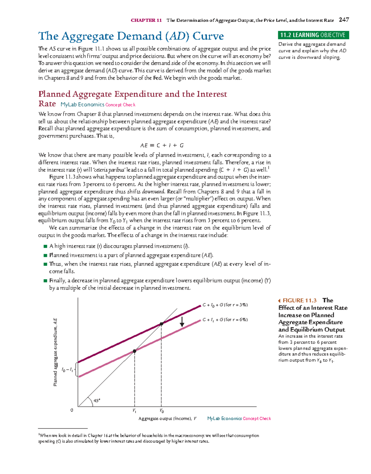 CHAPTER 11: Aggregate Demand & Interest Rate Effects (Studuco 2025 ...